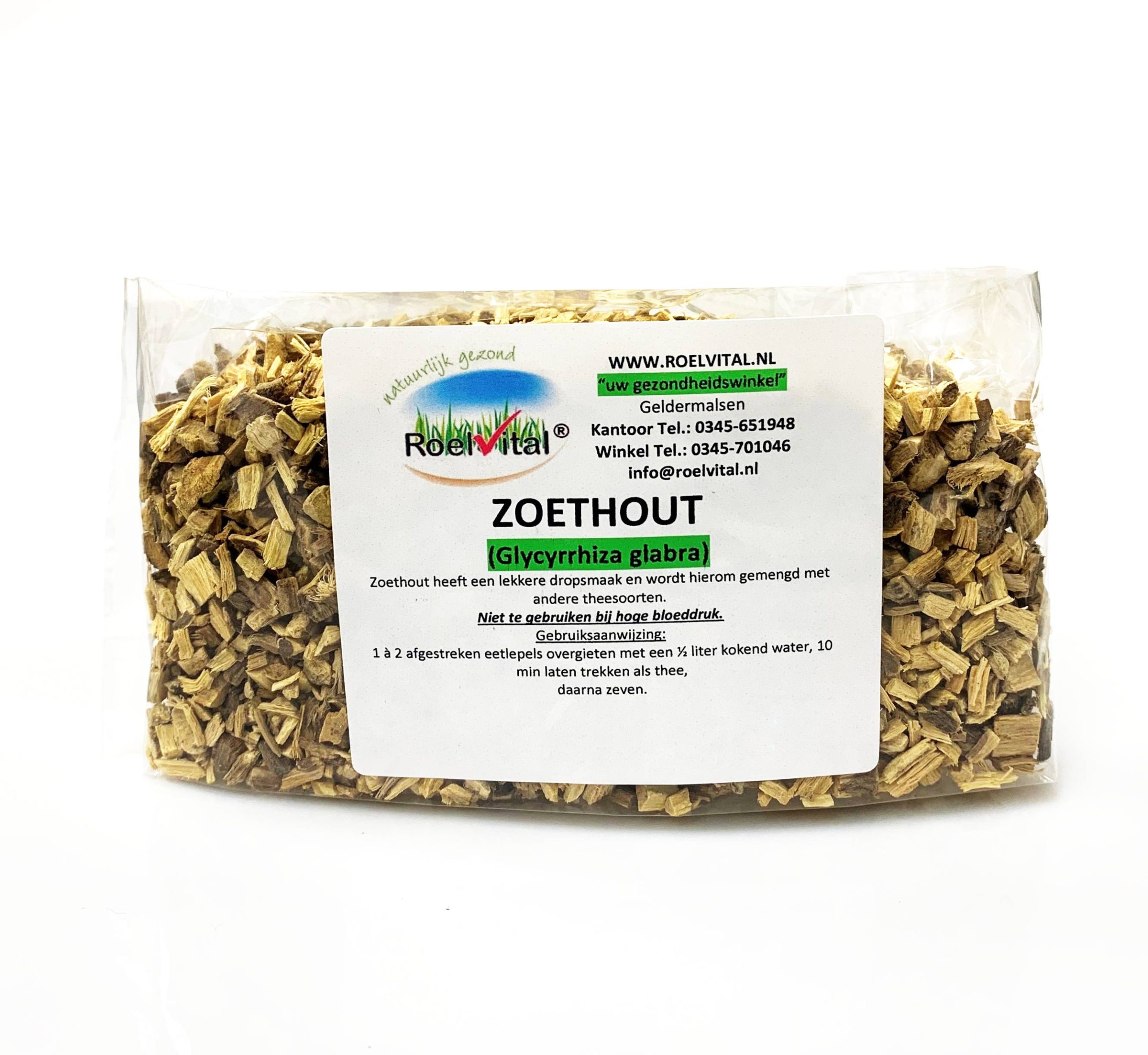 Zoethout gesneden - Roelvital