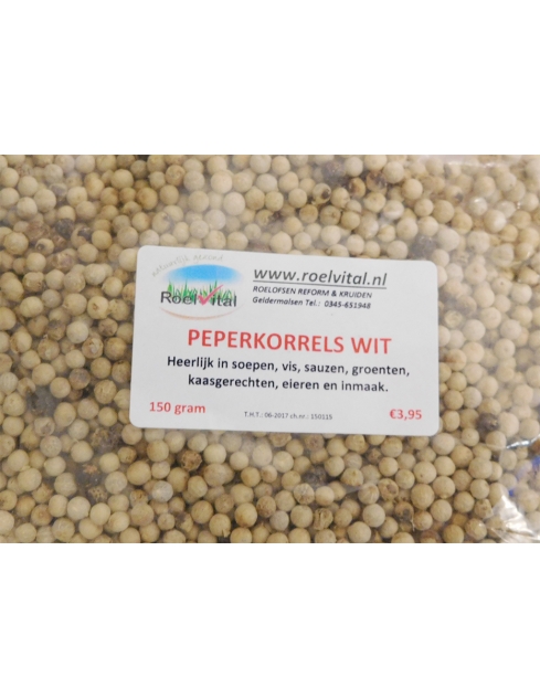 Peperkorrels Wit (voordeelpak) - Roelvital